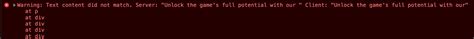 🐛 bug react text content did not match server test client test · issue 3086
