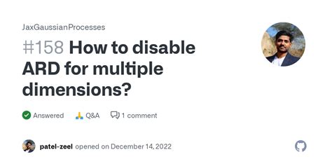 How To Disable ARD For Multiple Dimensions JaxGaussianProcesses