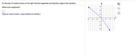 Solved For The Pair Of Vectors Shown On The Right Find The Chegg Com