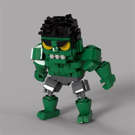 Lego Moc Hulk By Choi Dambaek Rebrickable Build With Lego