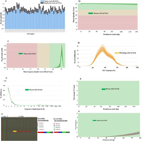 Quality Control Outputs Of The High Throughput Sequencing Data Of The