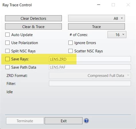 How To Save Data Ray In A Sequential Mode Zemax Community