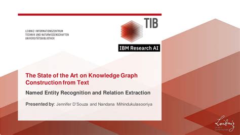 Pdf The State Of The Art On Knowledge Graph Construction From Text