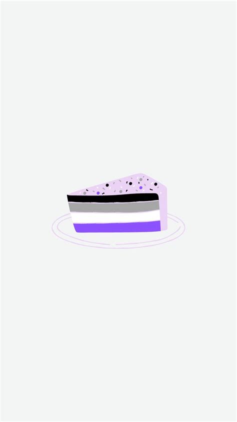 Asexual Flag Cake