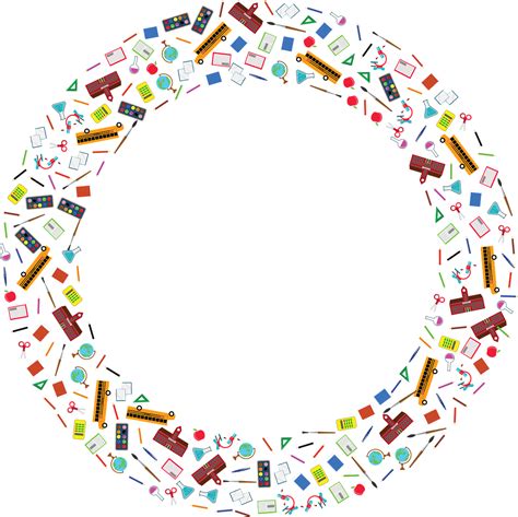 Free School Frame Vector Art Download 5814 School Frame Icons