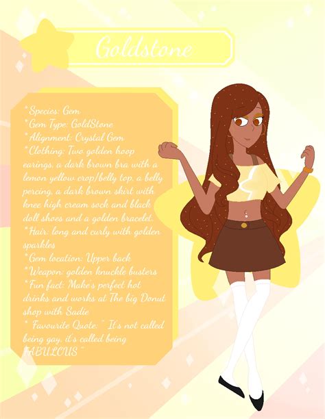 Steven Universe Oc Goldstone By Lavender Doodles On Deviantart
