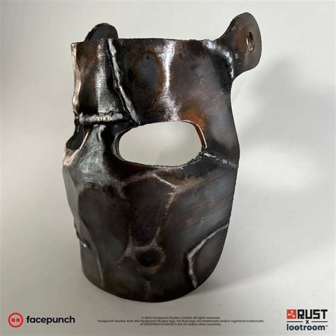 Rust Facemask Default Skin Lifesize Cosplay Gamer T