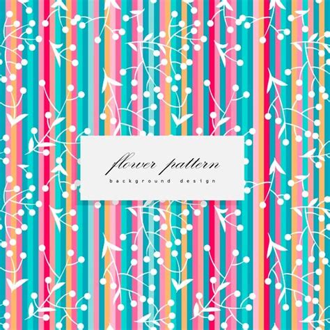 Floral Bouquet Vector Pattern With Flowe Free Vector Freepik