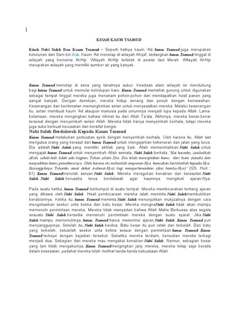 Kisah Kaum Tsamud Pdf