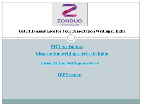 Ppt Get Phd Assistance For Your Dissertation Writing In India Powerpoint Presentation Id