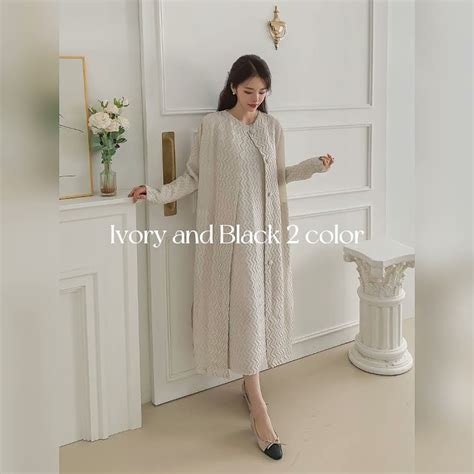 롱한 기장감으로 아우터로도 코트 이너로도 입기 좋은 플리츠 가디건 코트 착한주름 플리츠 아미 루즈핏 롱 가디건 패션 나이스플리츠 Ootd Fashion 플리츠