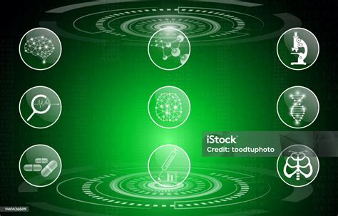 녹색 빛 인체 치유 미래의 기술 현대 의학 및 테스트 분석 복제 Dna 인간과 글로벌 국제 의학의 추상적 인 배경 기술 개념 Dna에 대한 스톡 벡터 아트 및 기타 이미지