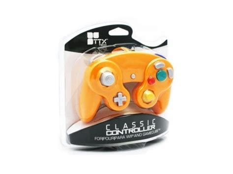 TTX Tech NGC Wii ORANGE Classic Controller MODEL NXGC GameDude Computers