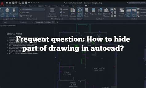 Frequent Question How To Hide Part Of Drawing In Autocad Caddikt