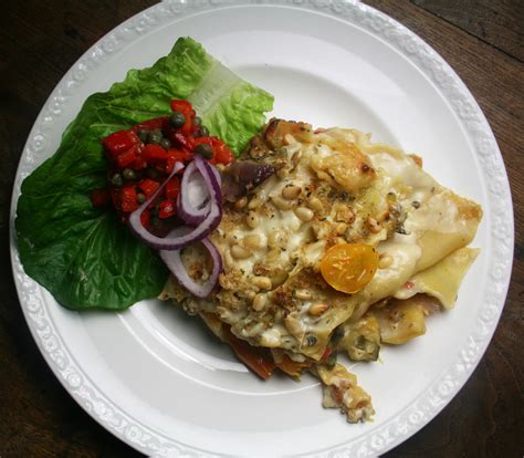 Essex Girl Cooks Healthy Low Cholesterol Roasted Vegetable Lasagne