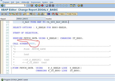 OBJECT ORIENTED OO ALV Report Guide SAP ABAP Tutorial