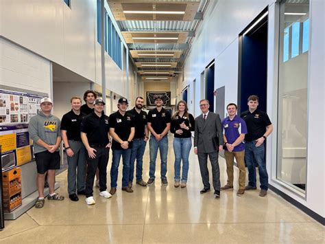 University Of Northern Iowa Celebrates Ribbon Cutting Of Applied Engineering Building Inside Uni