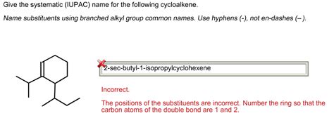 Solved Give The Systematic Iupac Name For The Following