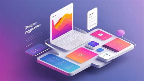 Versatile Vistas Scalable Vector Ui Ux Ai Generate Stock Illustration