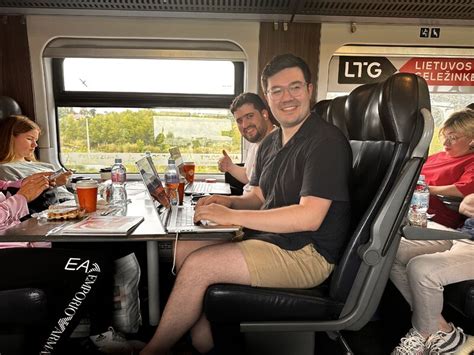 I Am On A Road Trip With Some Members Of The Contra Team Creating Some