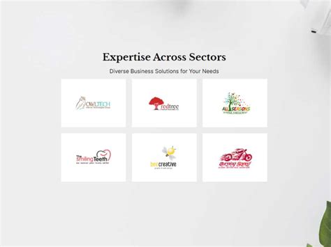 Logo Grid In A Responsive Grid Layout JoyMarkEducation Centre