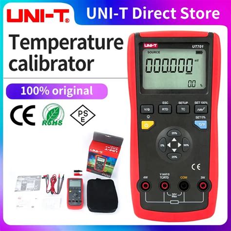 UNI T UT701 Handheld High Precision Single Function Temperature Calibrator Type J K T E R S B N