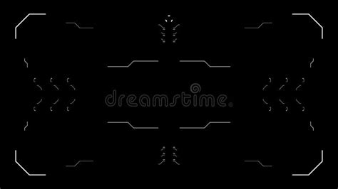 Cyberpunk Style Distorted Hud Screen Stock Vector Illustration Of User Distortion 315240490