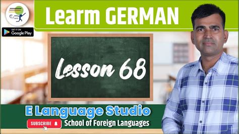 LESSON 68 Learn German YouTube