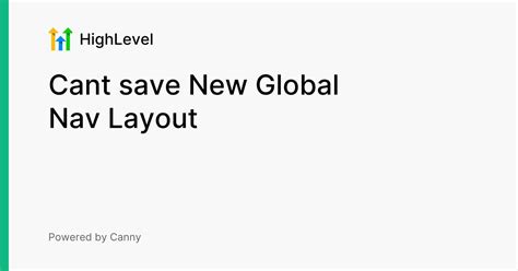 Cant Save New Global Nav Layout Voters Highlevel