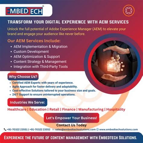 Adobe Experience Manager Aem Services At ₹ 790000month In Hyderabad Id 2855606393662