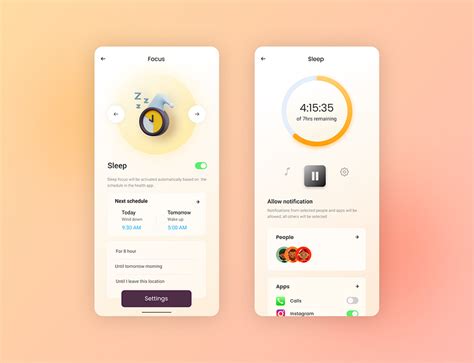Design Rethinking Of Apples Focus Ui By Design With Bala On Dribbble