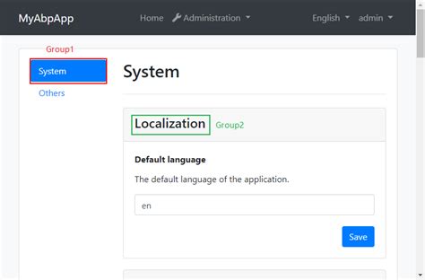 Abp SettingUi EasyAbp