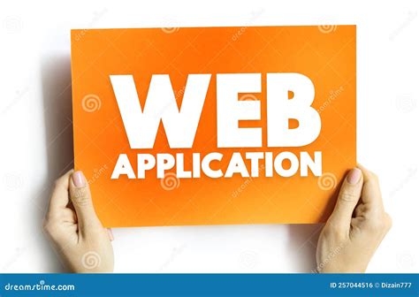 Web Application Program That Is Stored On A Remote Server And