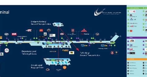 North Terminal Map Detroit Airport Detroit Metro Off