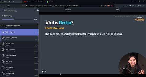 Learned About Css Flexbox With Apna College Sigma 40 Darshan Ghorpade Posted On The Topic