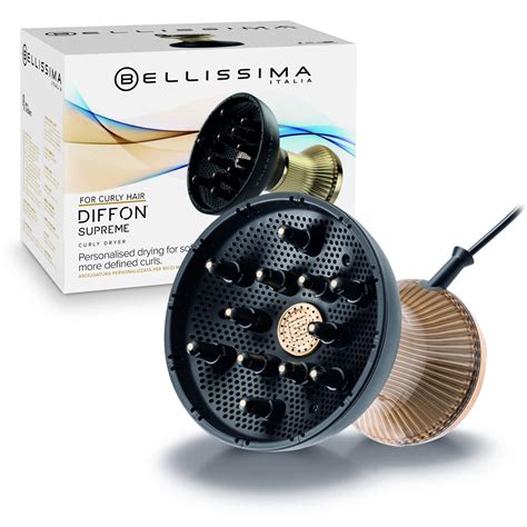 Bellissima Italia Diffon Supreme Diffuser Curly Hair Dryer XL Diffuser For Quick Drying