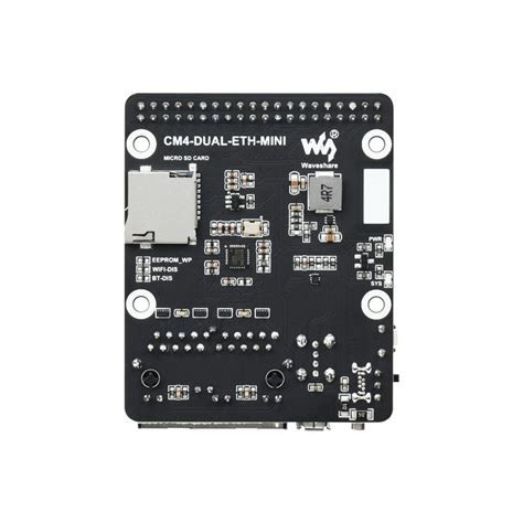 Mini Dual Gigabit Ethernet Base Board Designed For Raspberry Pi Compute Module 4