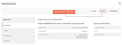Free Magento 2 Delete Order Invoice Shipment Credit Memo