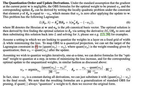 Gptq 训练后量化算法随笔 哔哩哔哩