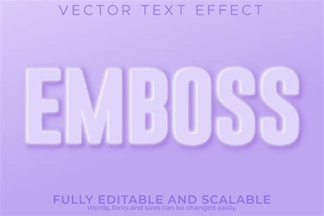 Emboss Text Effect Editable Embossed And Modern Text Style