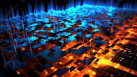 Network Connection Abstract Data Visualizing The Structural Connection Of Information Data