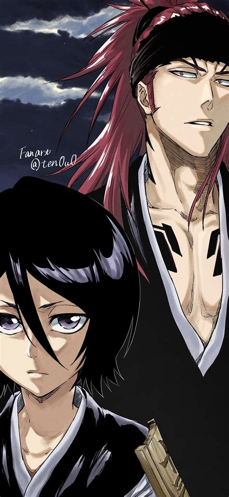 Kuchiki Rukia And Abarai Renji Bleach Drawn By Ten U Danbooru