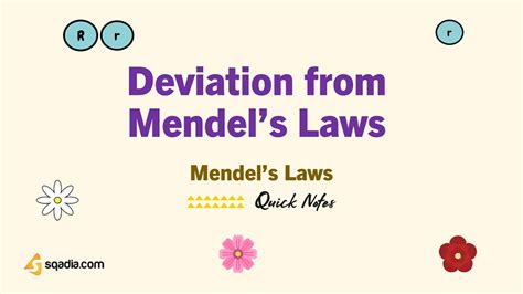 Mendels Laws Deviation From Mendels Laws Basics Of Genetics Youtube