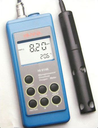 Portable Dissolved Oxygen Meter Waterproof To Mg L Range Rugged Design