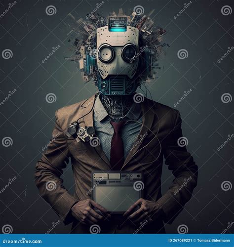 Human In Digital World Concept Stock Illustration Illustration Of Digital Computer 267089221