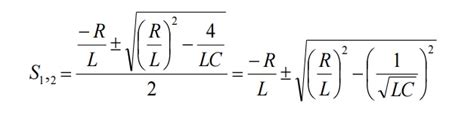The Step Response Of Series RLC Circuit