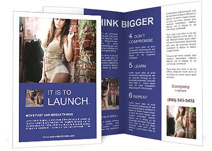Sexy Urban Girl Brochure Template Design ID 0000102216 SmileTemplates Com