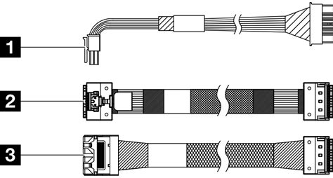 Thinksystem Sr655 V3 2 5 Chassis Front Bp3 Sas Sata Cable Kit Lenovo Server Options
