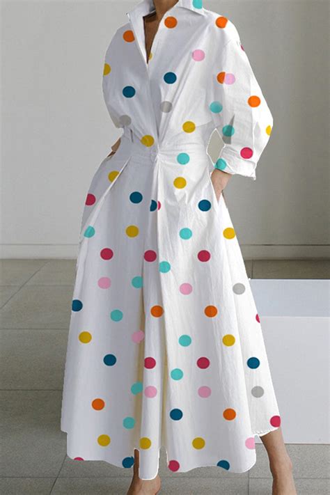 Wholesale Green Casual Print Solid Patchwork V Neck Long Dress Dresses K85791 2 Online