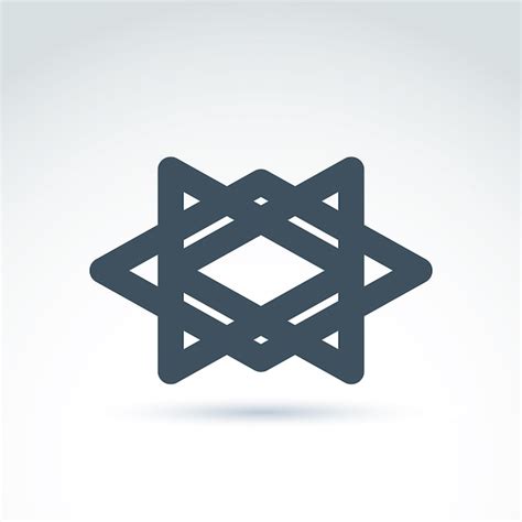 Premium Vector Vector Abstract Intersected Monochrome Rhombs And